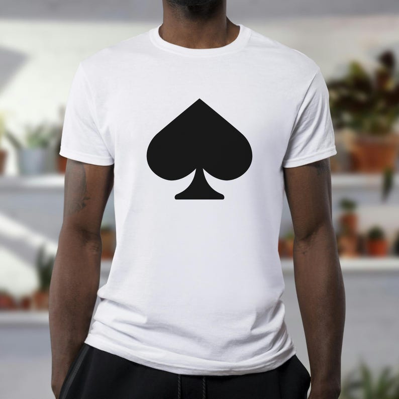 Spade SVG and PNG: Playing Card Suit Symbol Silhouette for Cricut ...