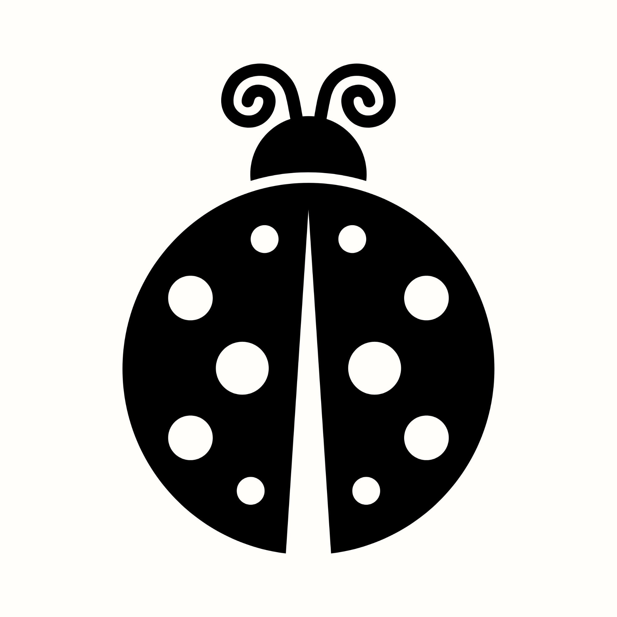 Ladybug SVG, Nature Clipart, Adorable Insect PNG, Cute Bug Silhouette ...