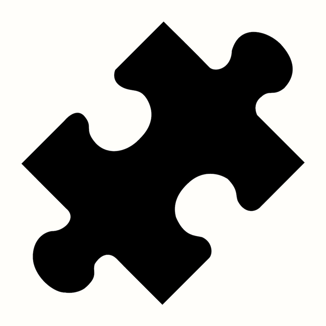 Black Puzzle Piece Svg Puzzle Shape Png Autism Symbol - Etsy UK