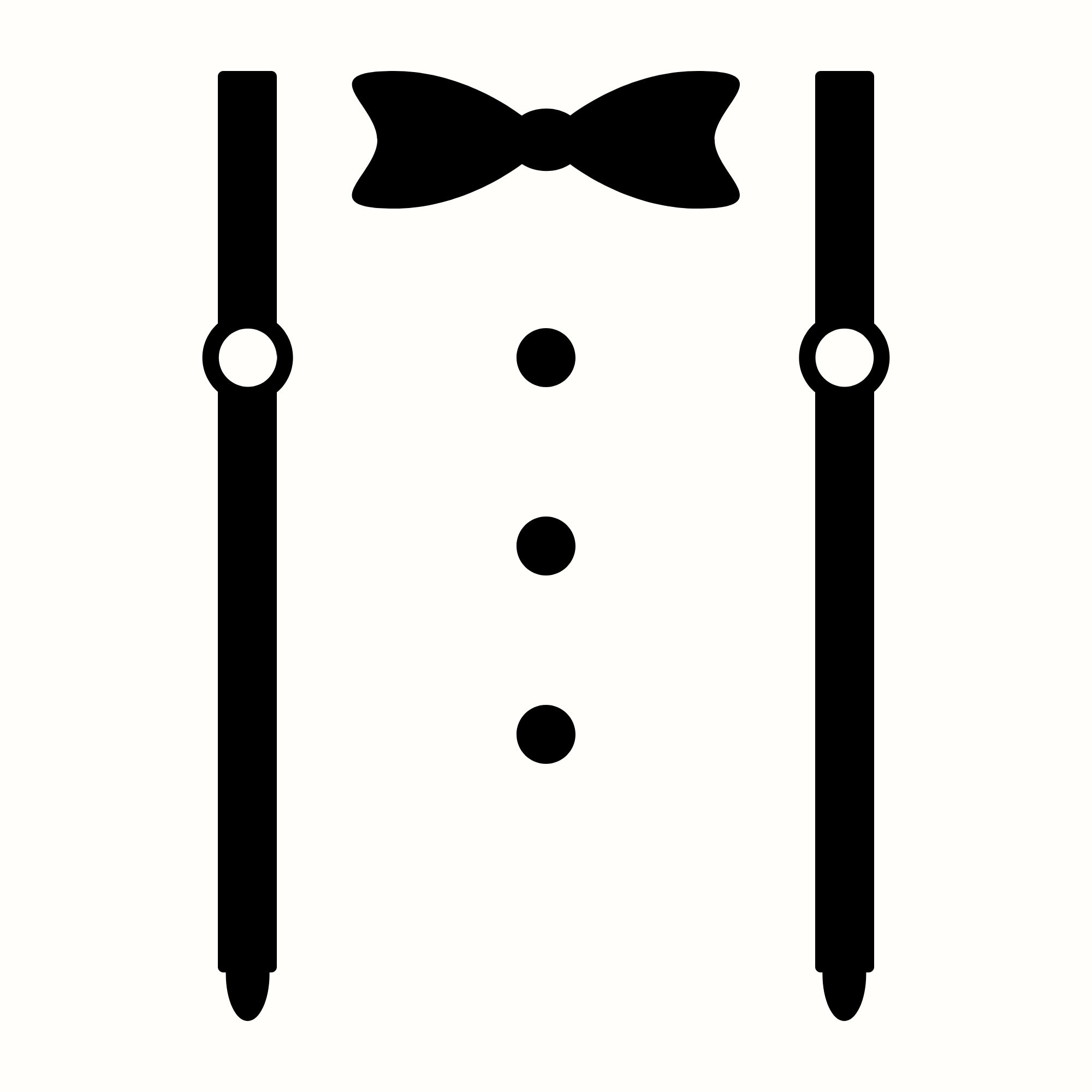 Suspenders SVG, Wedding Craft PNG, Black Chambelan Vector, Bridal ...