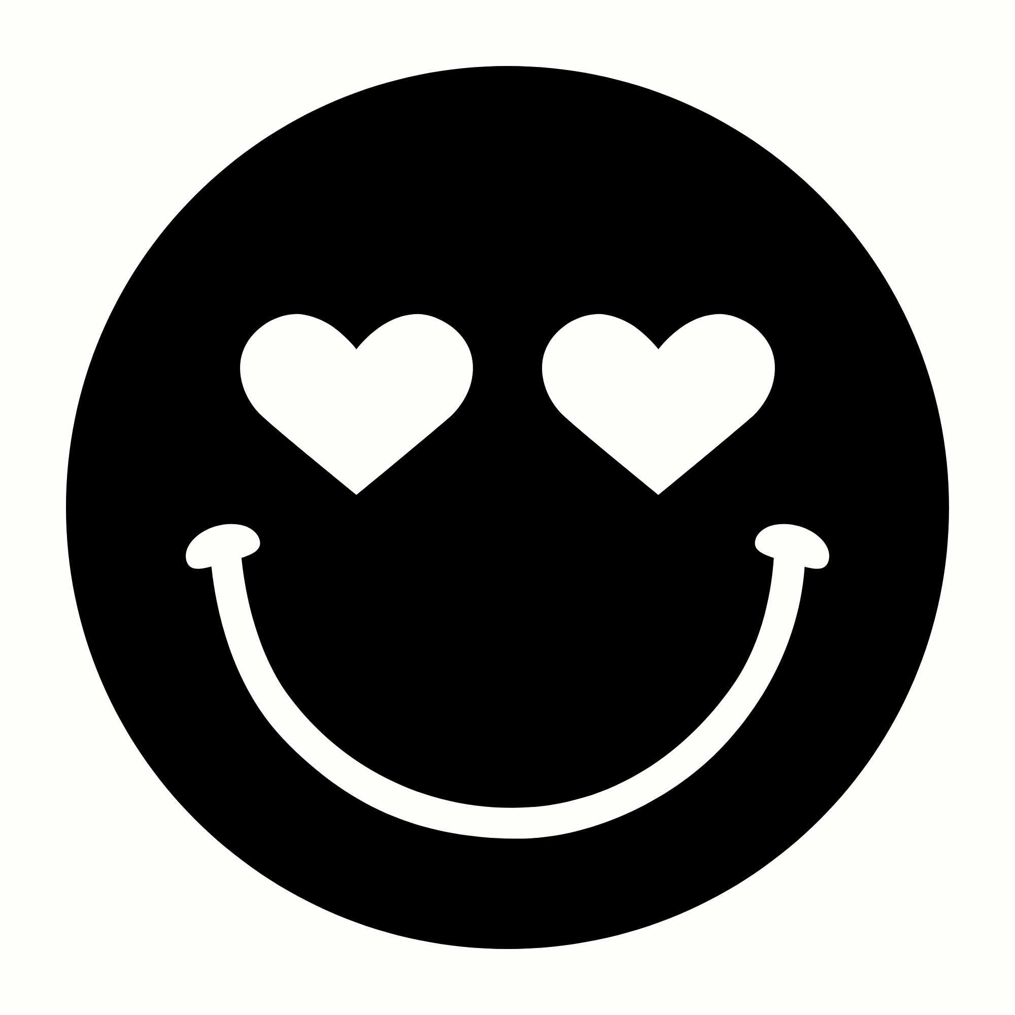 Black Smiley Svg Smiley Face Png Happy Clipart Valentine - Etsy