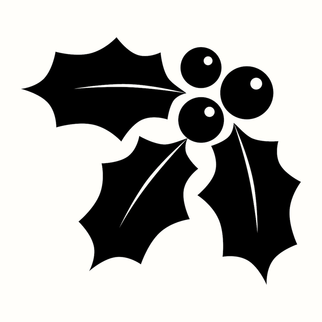 Mistletoe SVG, Holly Berry PNG, Christmas Clipart, Festive Winter Decor ...