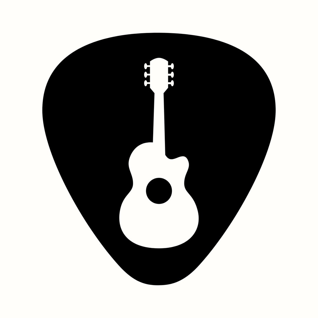 Guitar Pick SVG, Guitar Silhouette PNG, Music Lover Clipart, Rock Band ...
