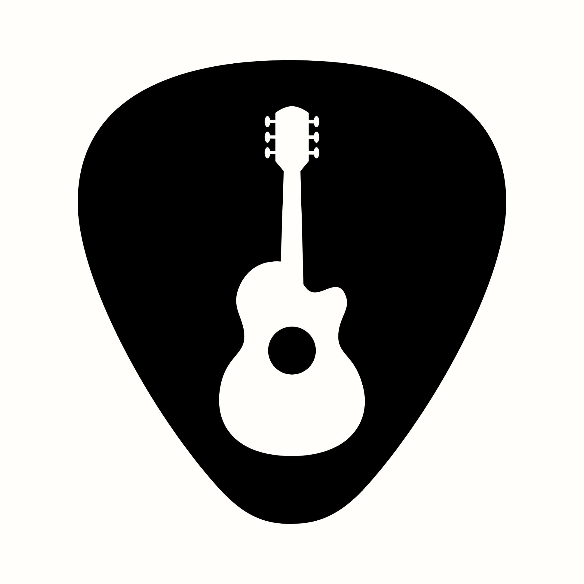 Guitar SVG, Musical Instrument PNG, Guitar Pick Silhouette, Rock Band ...