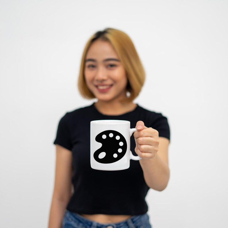 Paint Easel SVG, Artist Palette PNG, Painting Clipart, Art Teacher Gift ...