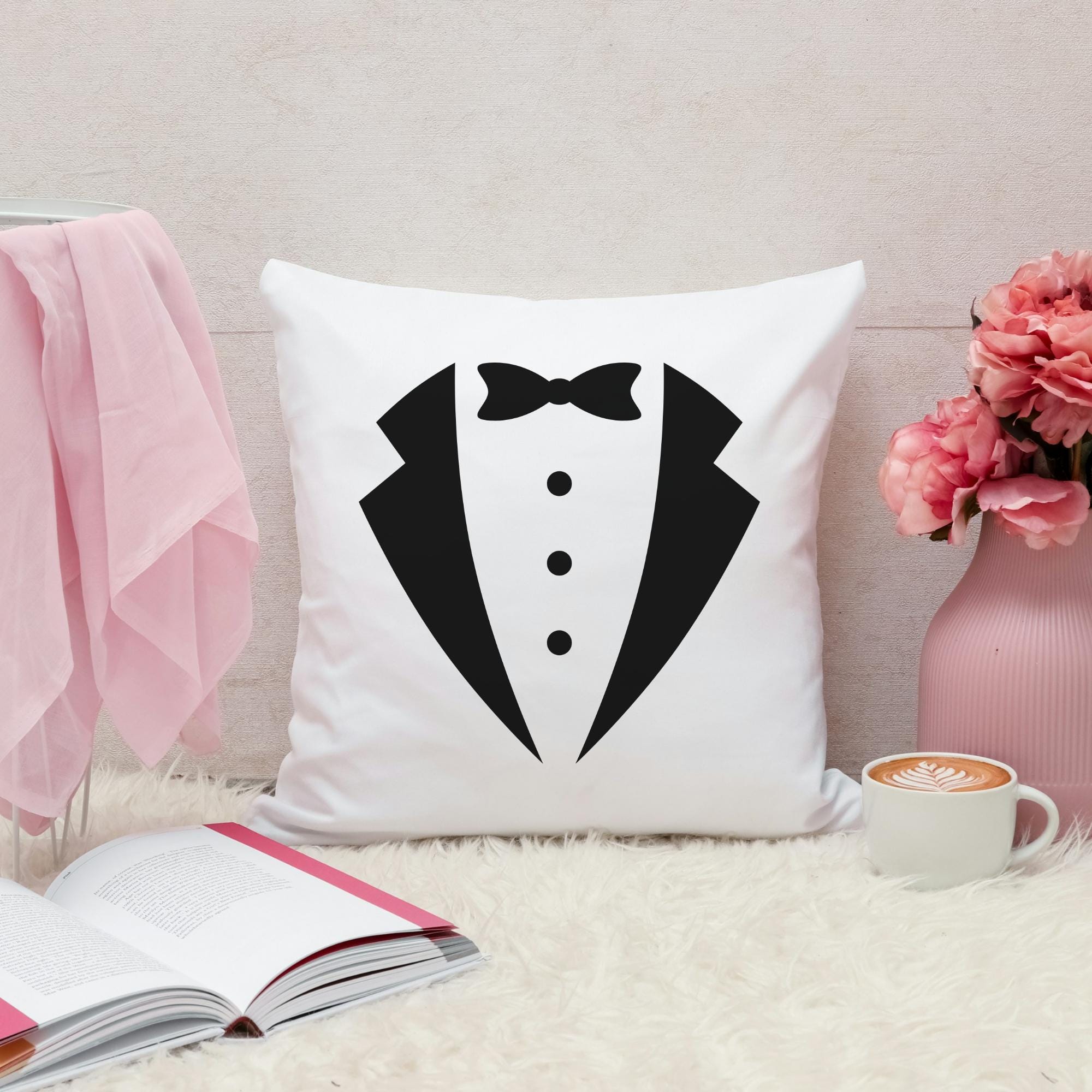 Tuxedo SVG and PNG Digital File: Formal Suit Silhouette Clipart for ...