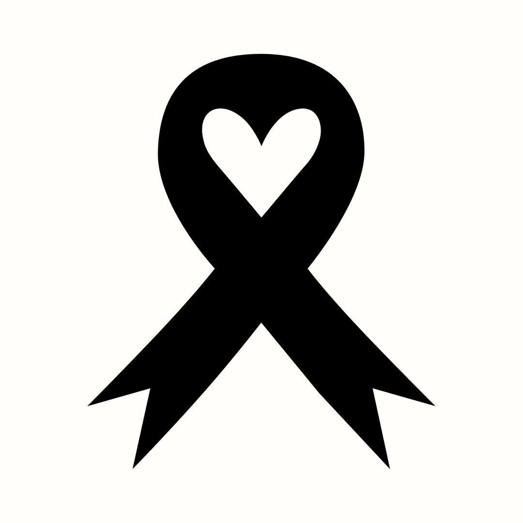 Cancer Ribbon SVG, Heart Bow PNG, Caring Shirt Design Vector for Her ...