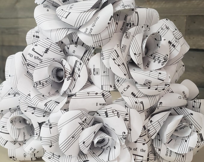Bride Bouquet, CUSTOM ORDER ONLY Bride Bouquet, Musical Theme Wedding ...
