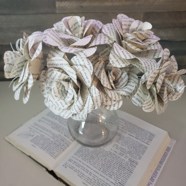Pearl Paper Flowers - Etsy