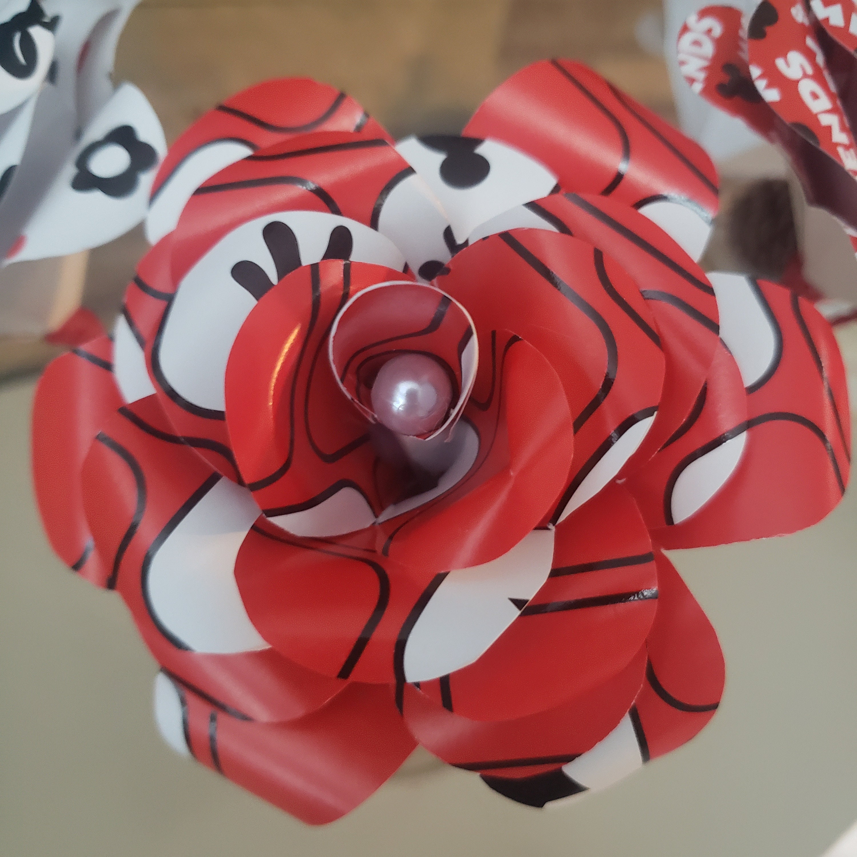 Mickey Mouse Themed Paper Flowers With Bendable Stems and - Etsy