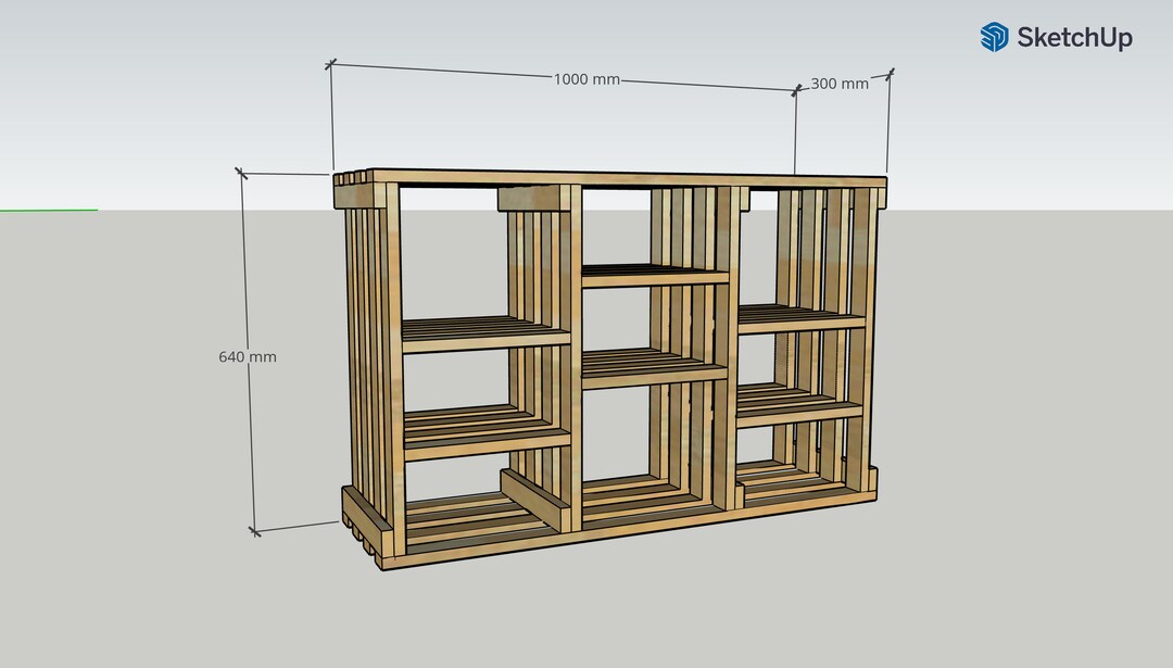 Shoe Rack Plans and Instructions (easy) - Etsy