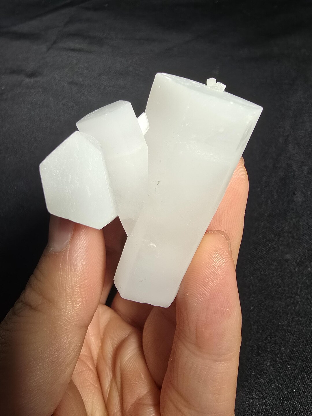 Aesthetic Matte Columnar Calcite Specimen - Highly Fluorescent - Etsy