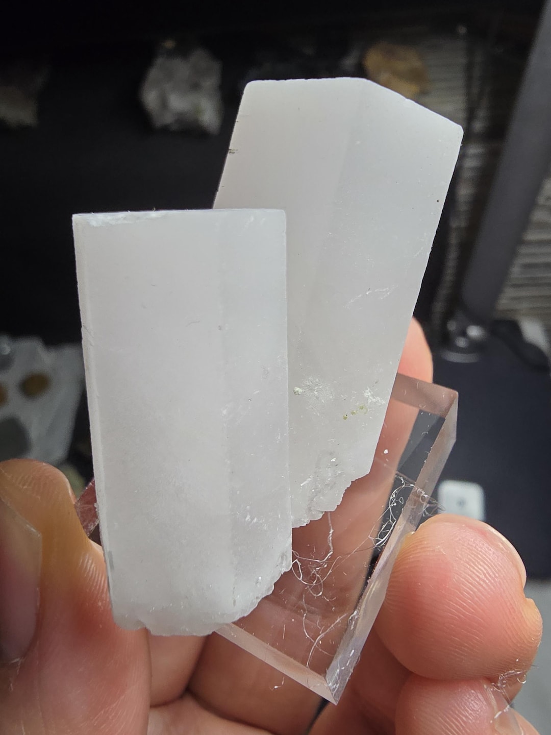 Aesthetic Matte Columnar Calcite Specimen Highly Fluorescent - Etsy