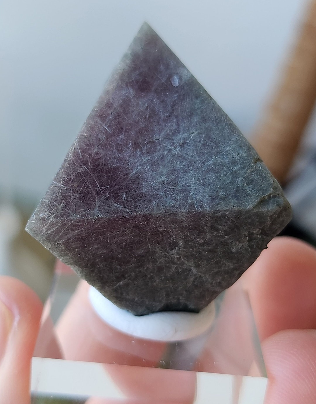 Pink Octahedral Fluorite W/ Byssolite Rutile - From Inner Mongolia - Etsy