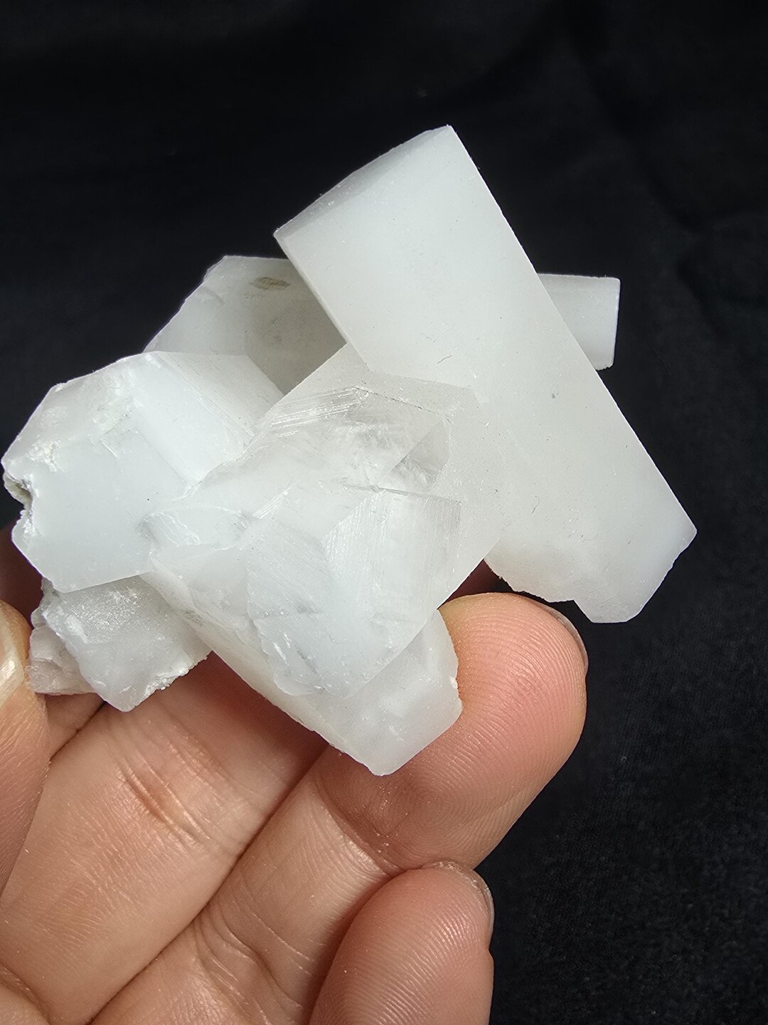 Matte Columnar Calcite Cluster - Highly Fluorescent - Etsy