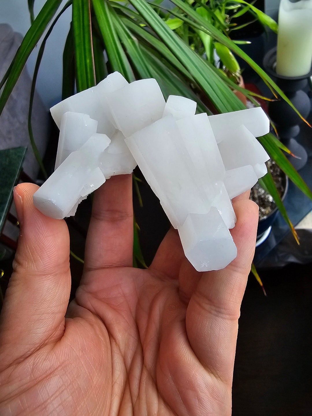 Matte Textured Columnar Calcite Specimen Highly Fluorescent - Etsy