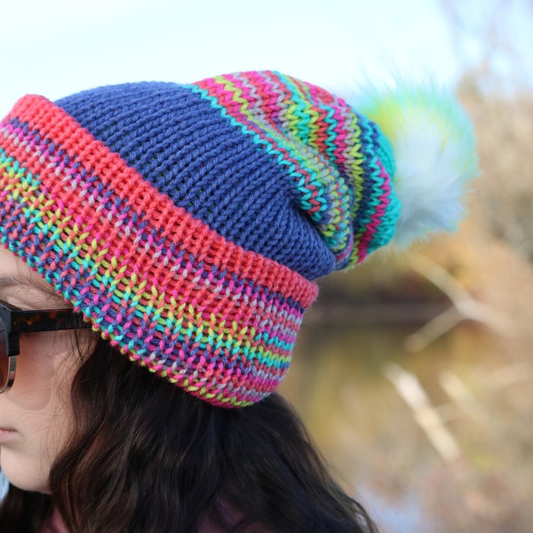 Rainbow Knit - Etsy