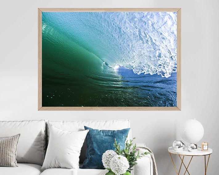 Printable Wave Wall Decor - Digital Print - Surf Print - Wave - Wall ...