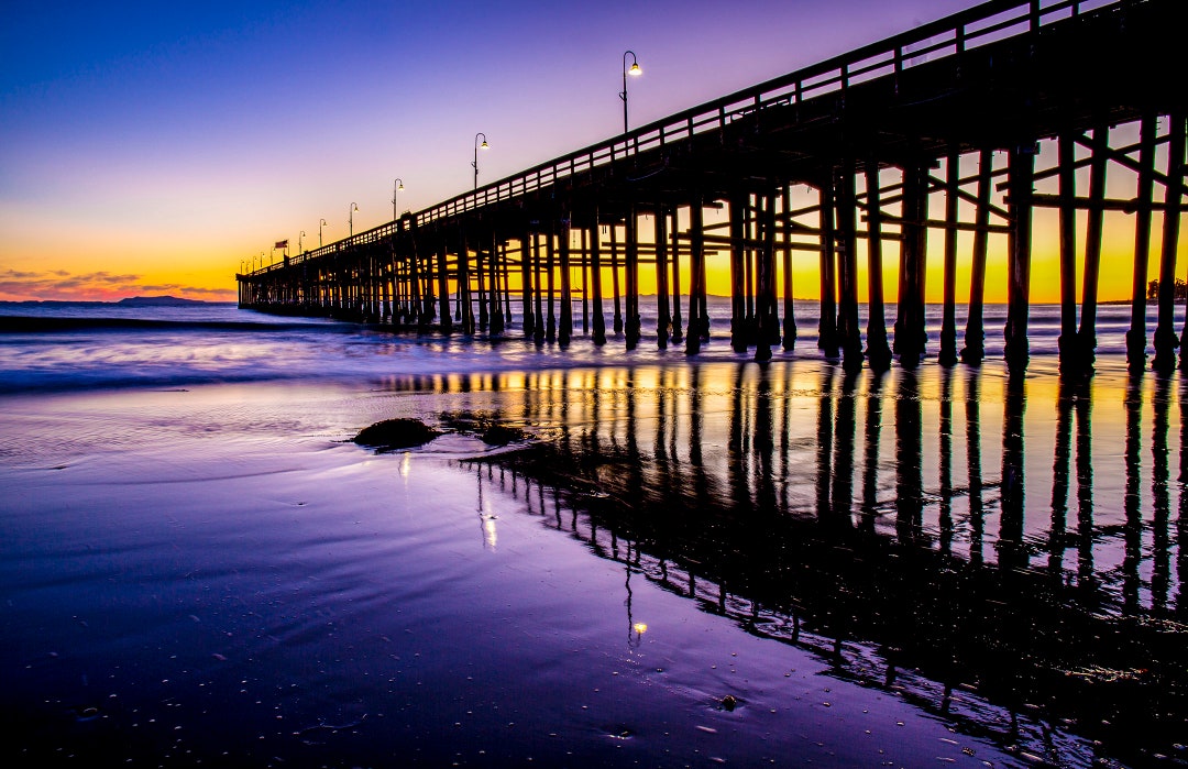 Stunning Digital Download Photography of Ventura Pier Sunset - High ...