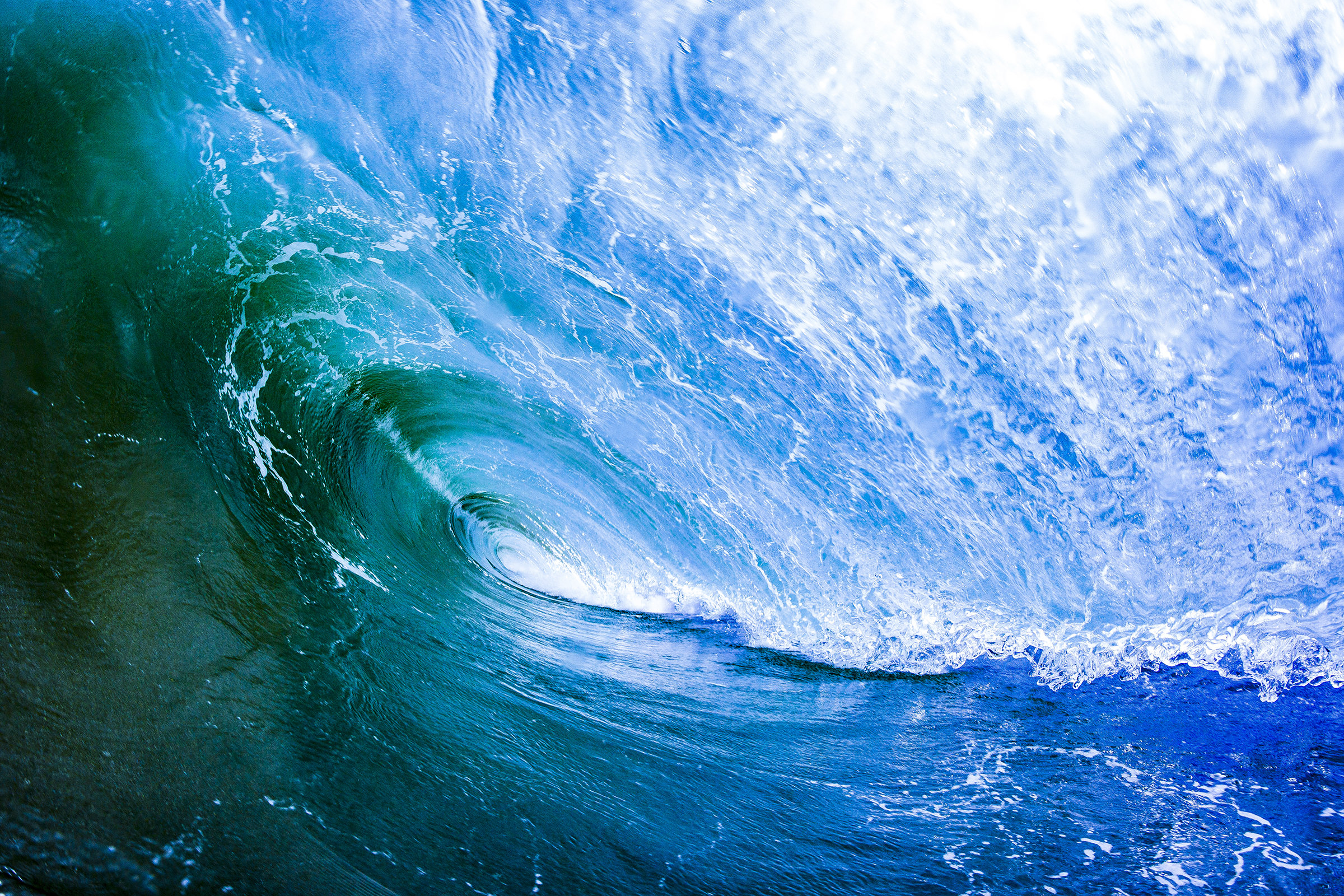 Perfect Blue Wave Digital Download - Beautiful Printable Wall Art ...