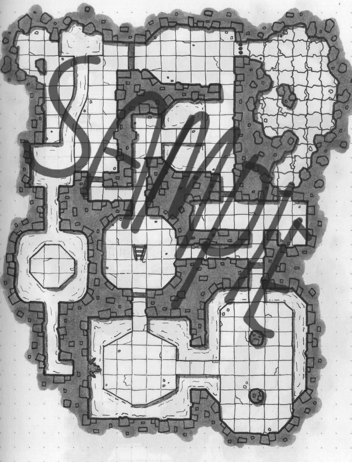 Simple Small Sewer Map - Etsy