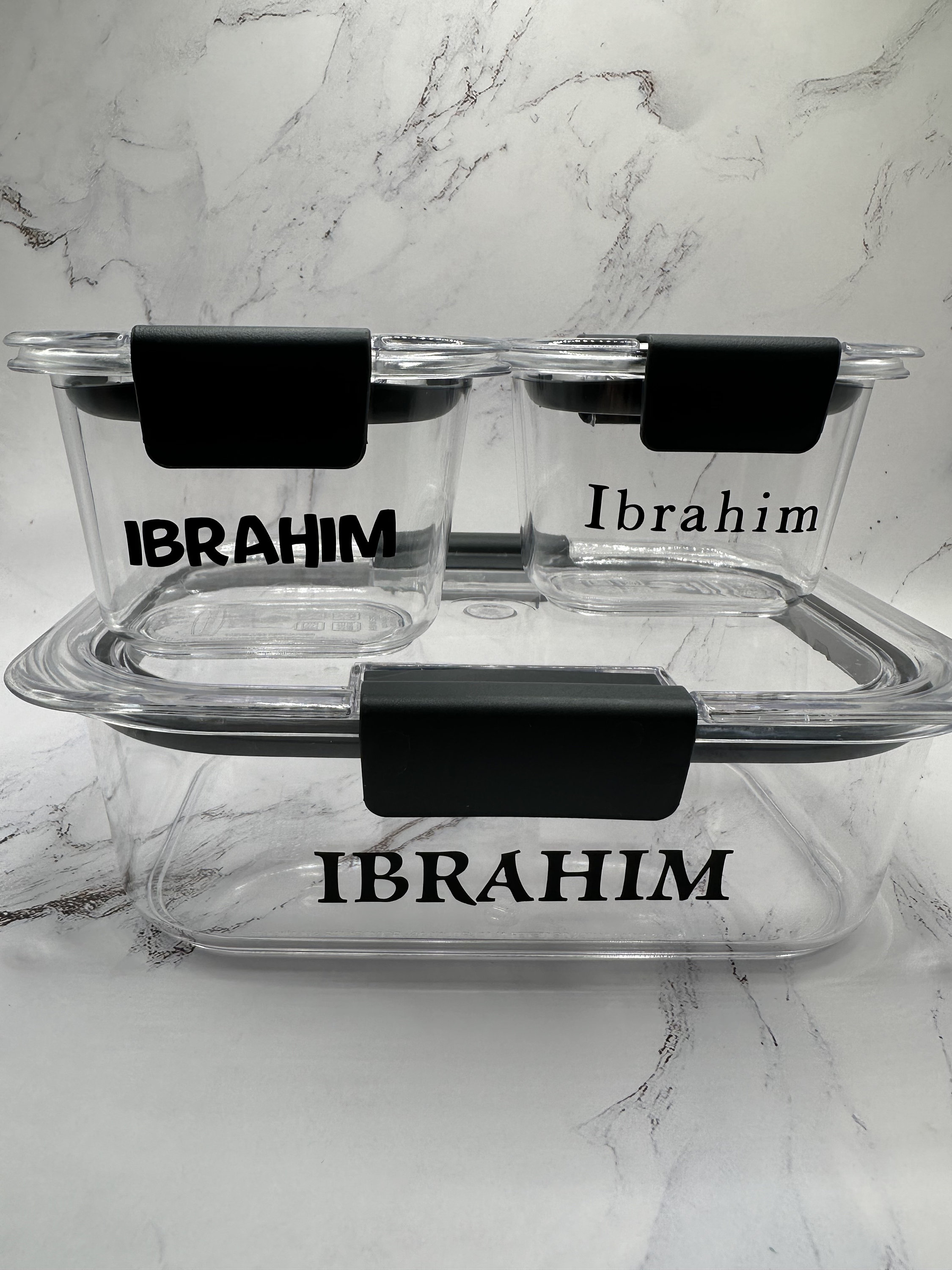Custom Name Decals for Gift Bags, Goodie Bags, and Gift Boxes, Personal ...