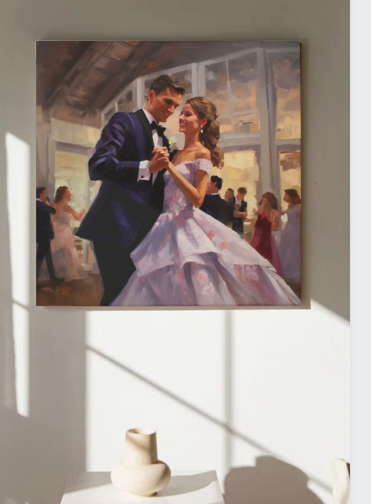 LIVE WEDDING PAINTING Original Wedding Painting in Oil at - Etsy