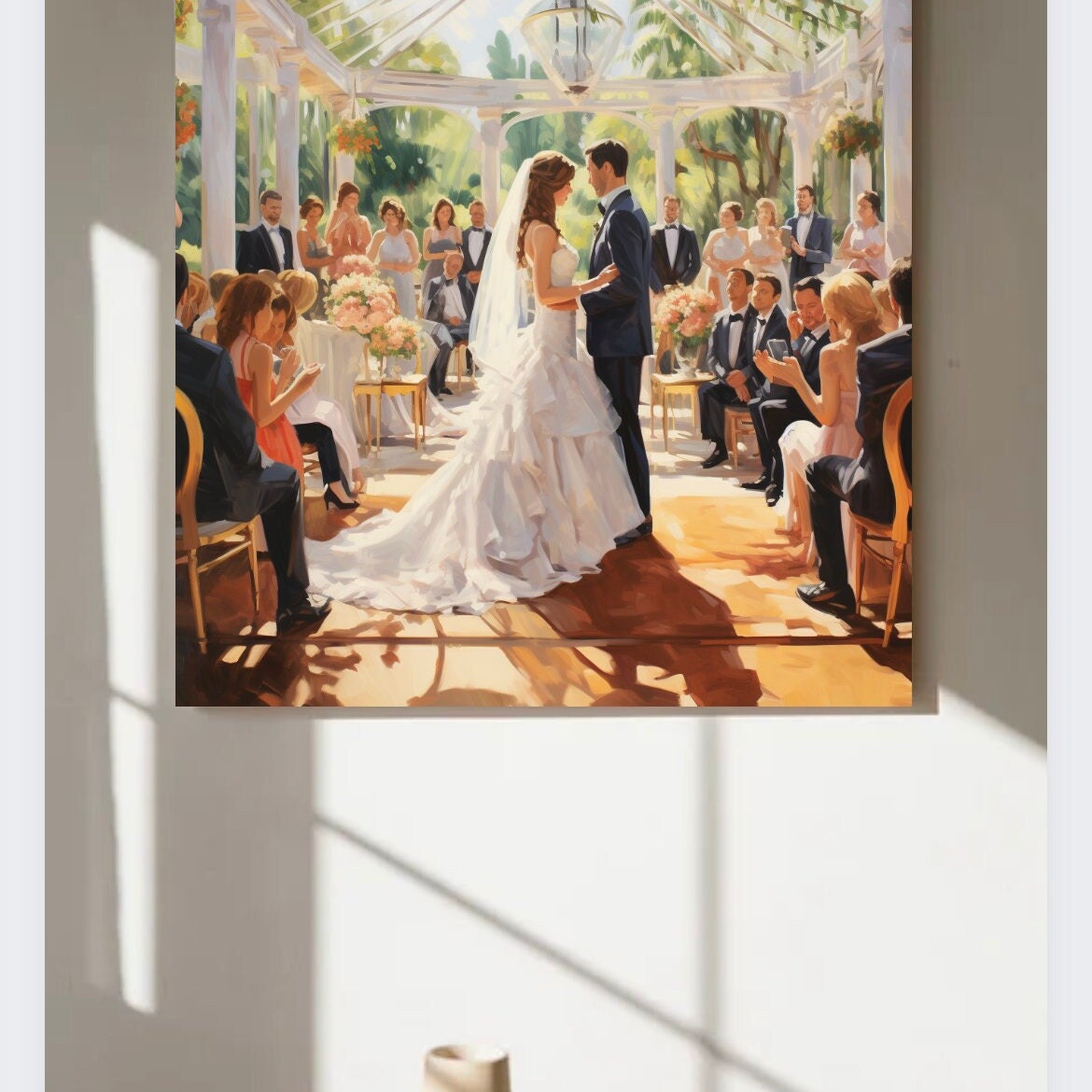 LIVE WEDDING PAINTING Original Wedding Painting in Oil at - Etsy