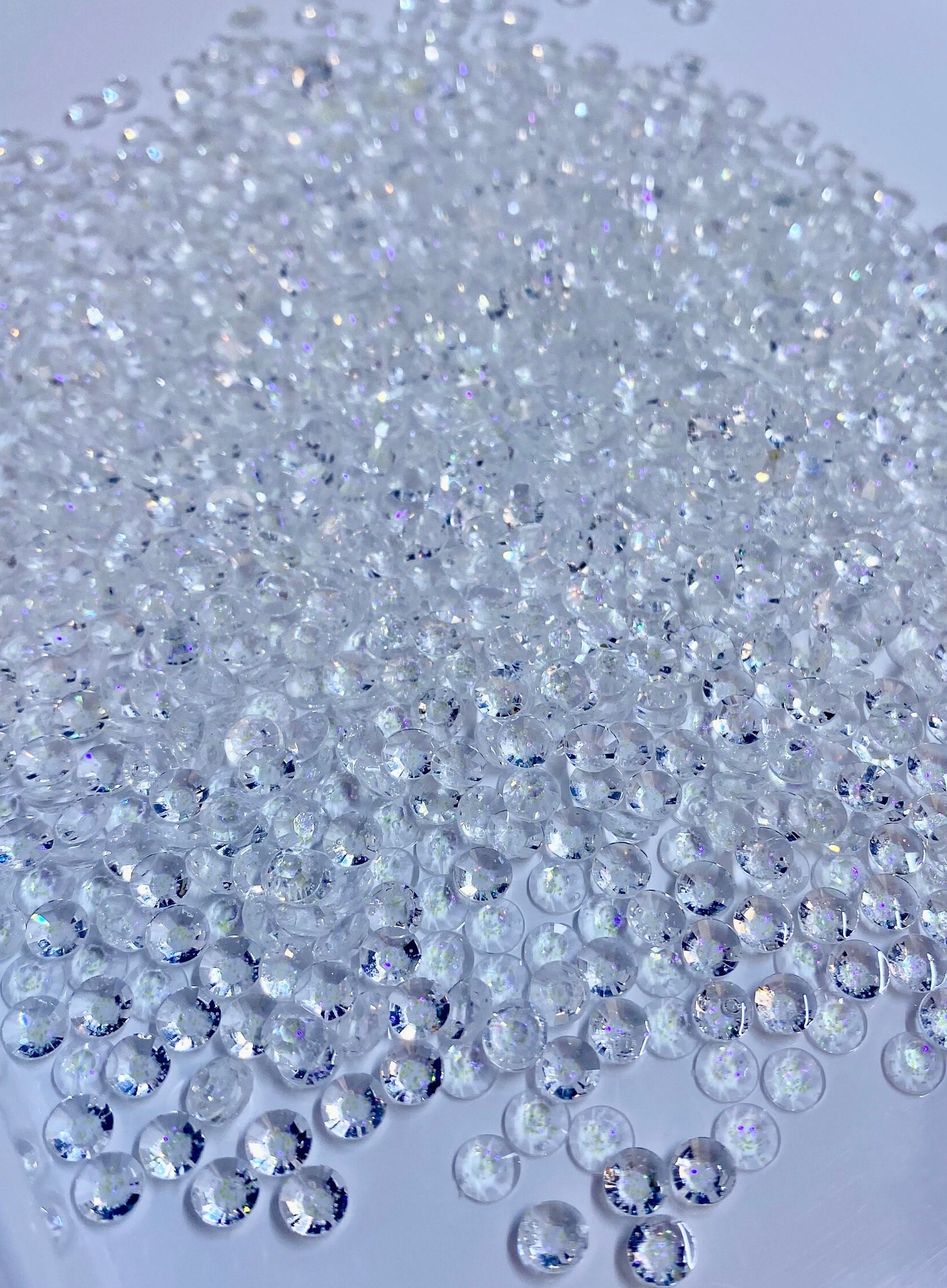 Clear Starry White Non Hotfix/flat Back/resin Rhinestone for Many ...