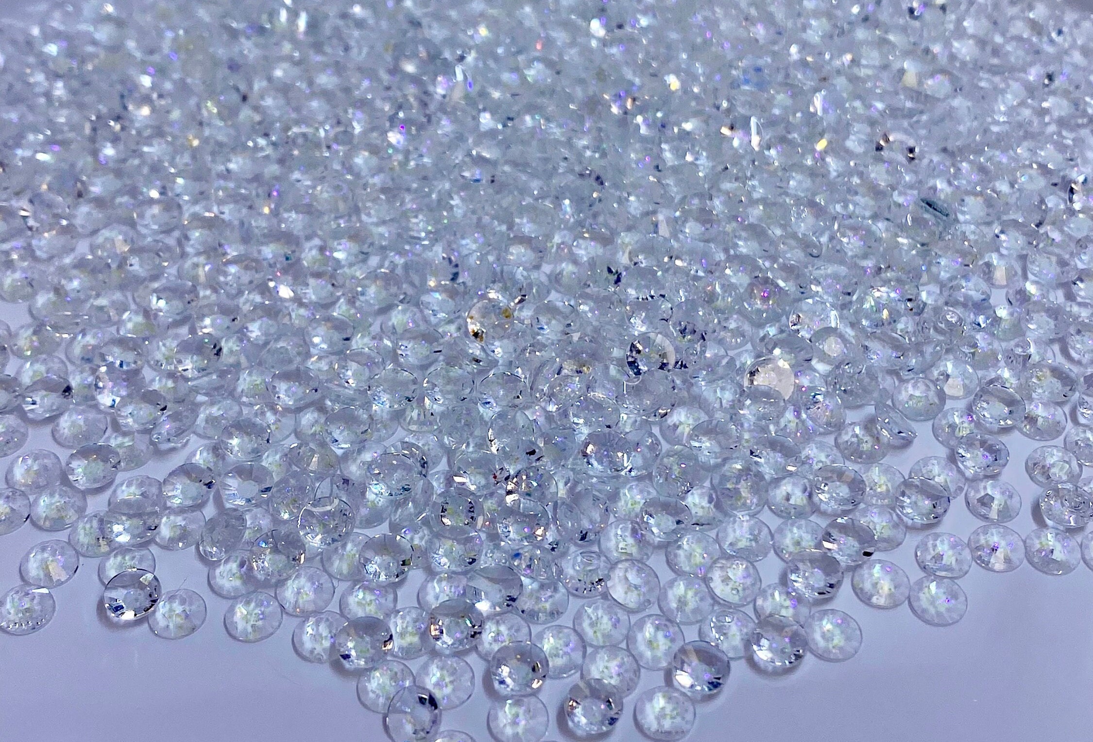 Clear Starry White Non Hotfix/flat Back/resin Rhinestone for Many ...