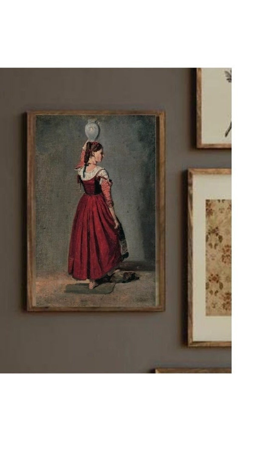 Jean Baptiste- Camille Corot Italian Woman (C 1880) Digital Download ...