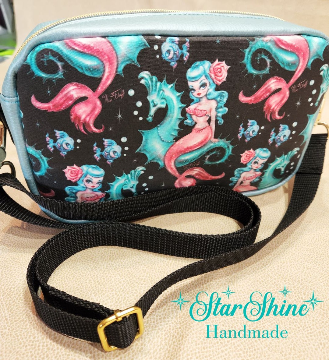Shimmering Mermaids Catalina Crossbody Handbag - Etsy
