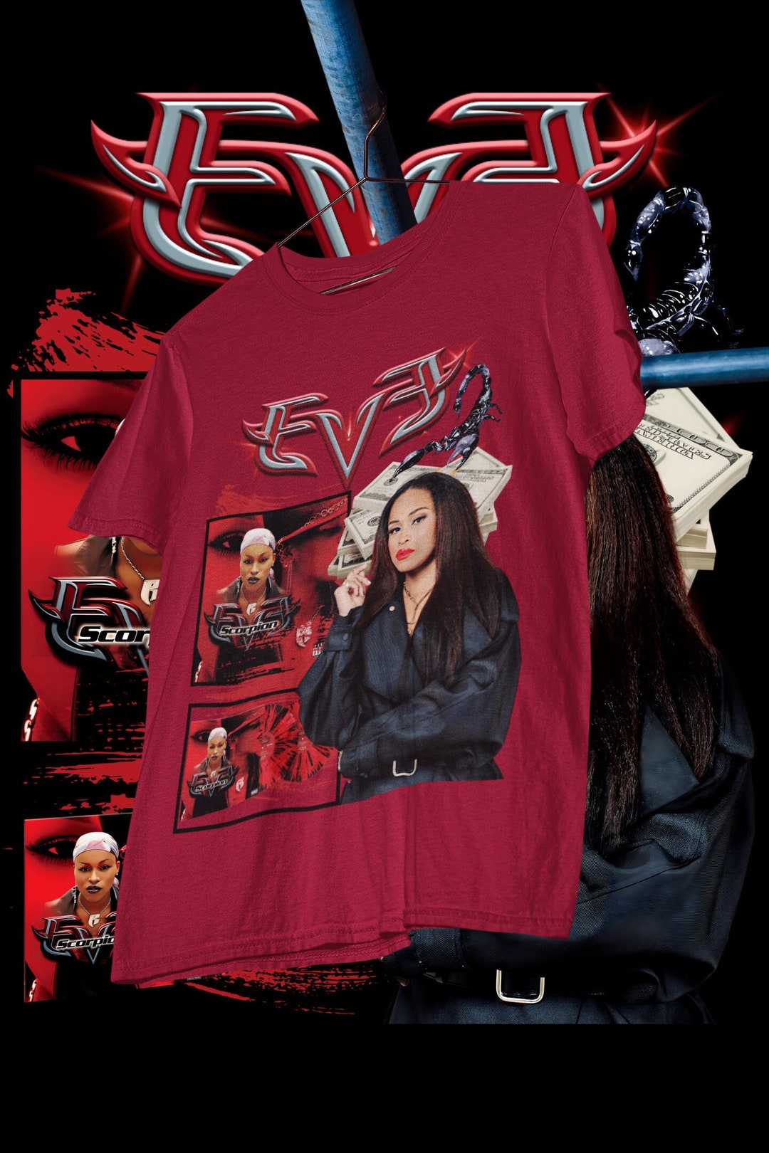 EVE Png Eve Female Rapper Png Bootleg T-shirt Design for - Etsy Canada