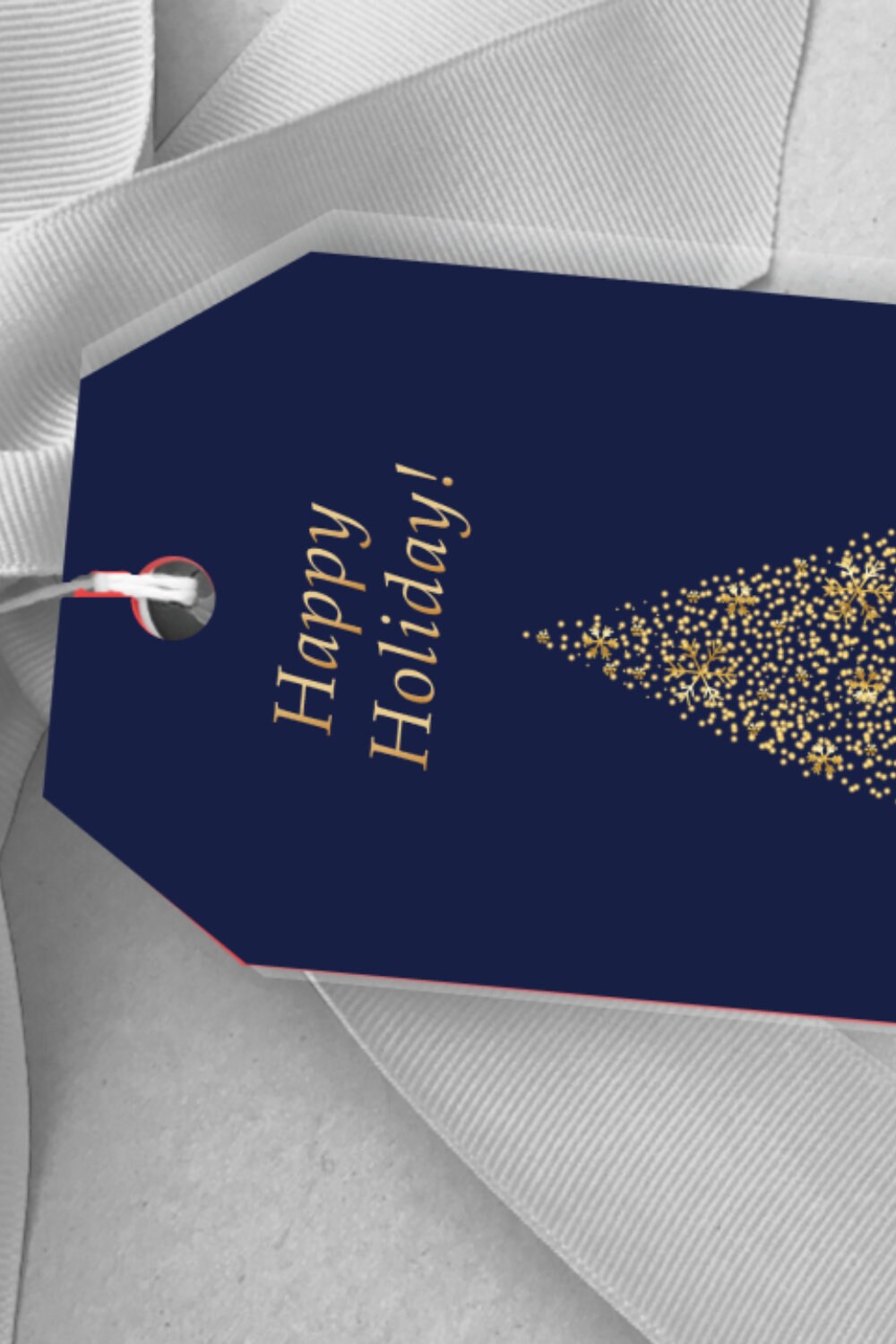 Navy Christmas Gift Tags Blue Printable Christmas Tags - Etsy