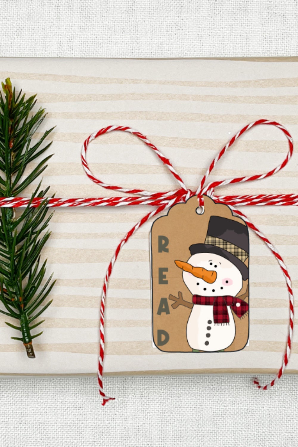 5 Gift Christmas Rule Tags Cozy Christmas Gift Tag Smores - Etsy