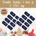 Navy Christmas Gift Tags Blue Printable Christmas Tags - Etsy
