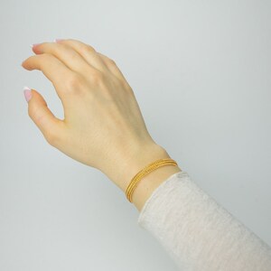 Luxurious Gold Braided Cuff Bracelet Vintage Silver Braided Bangle ...