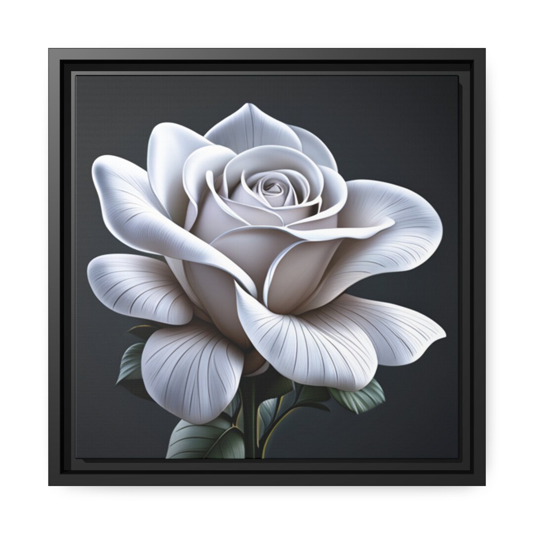 White Rose 3D. White Roses Collection. - Etsy