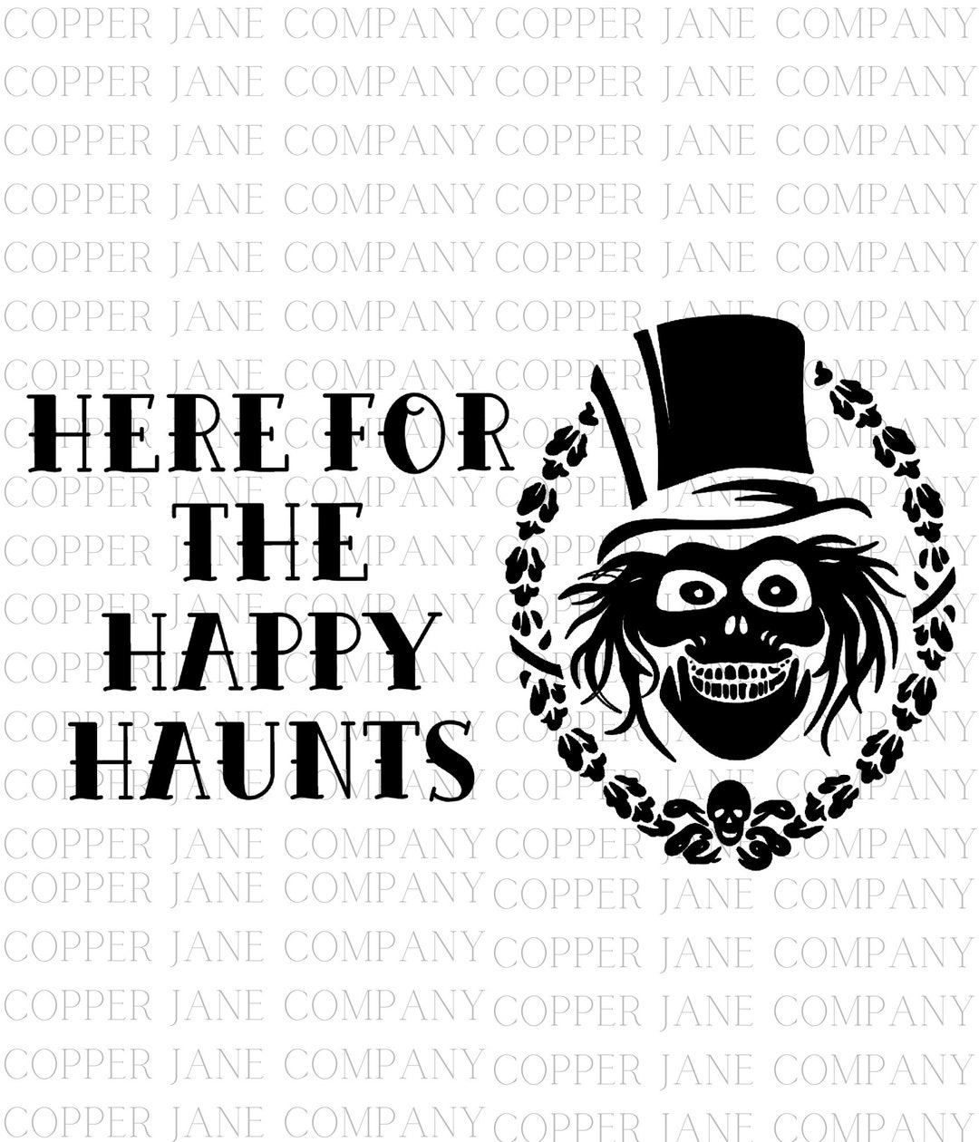 HAPPY HAUNTS Hatbox Ghost - Digital Download - Etsy