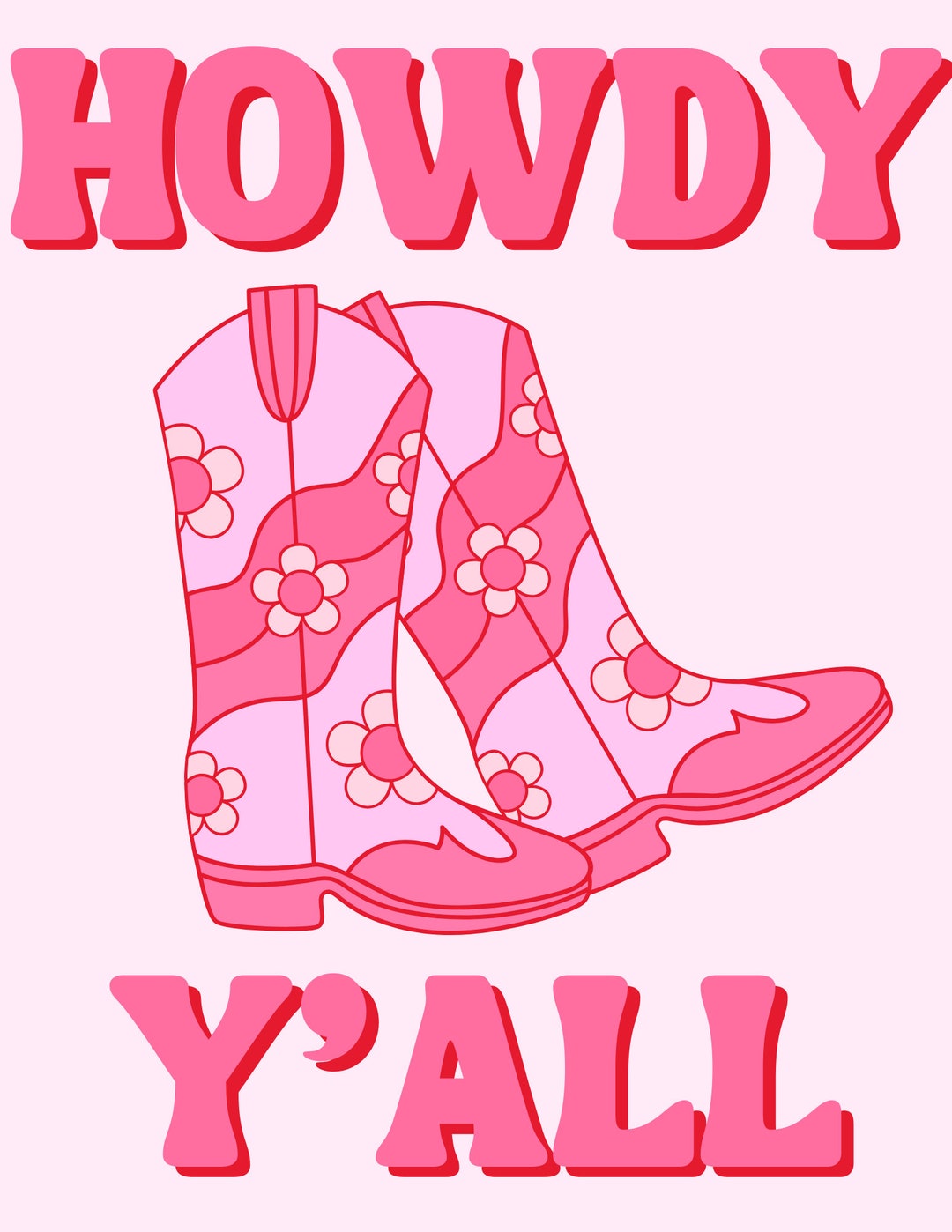 Cowgirl Disco Prints - Etsy