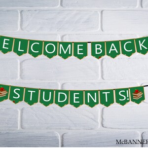 Welcome Back, Students Teacher Welcome Sign Classroom Chalkboard Back ...