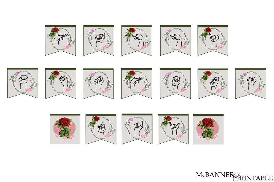 ASL Happy Mother's Day Mother's Day Sign ASL Mother's Day Prints Deaf ...