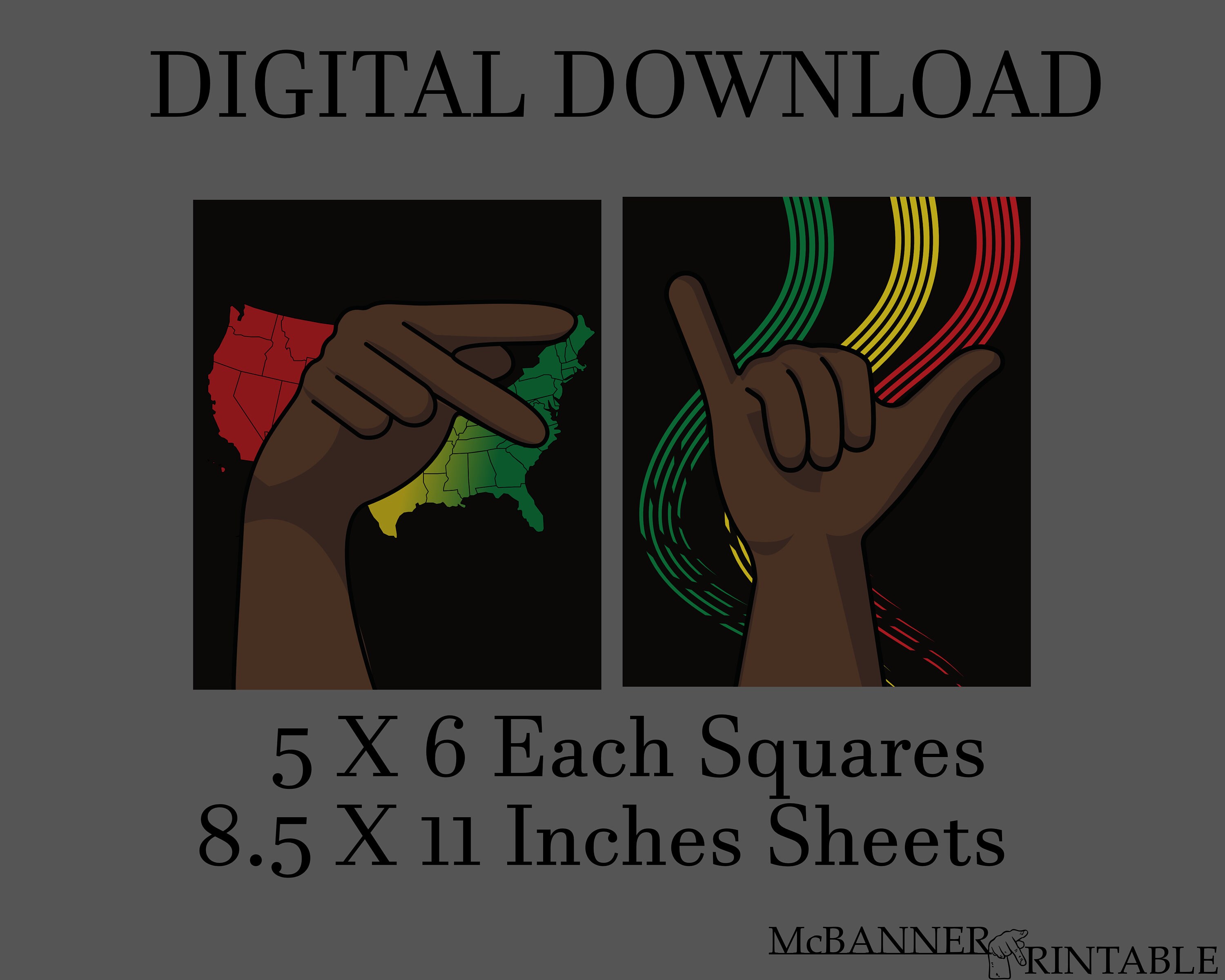 Juneteenth Sign Language - Etsy