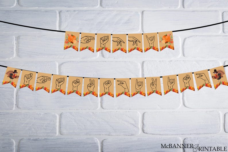 ASL Classroom Banners Bundle | Deaf Classroom Decor Printable ...