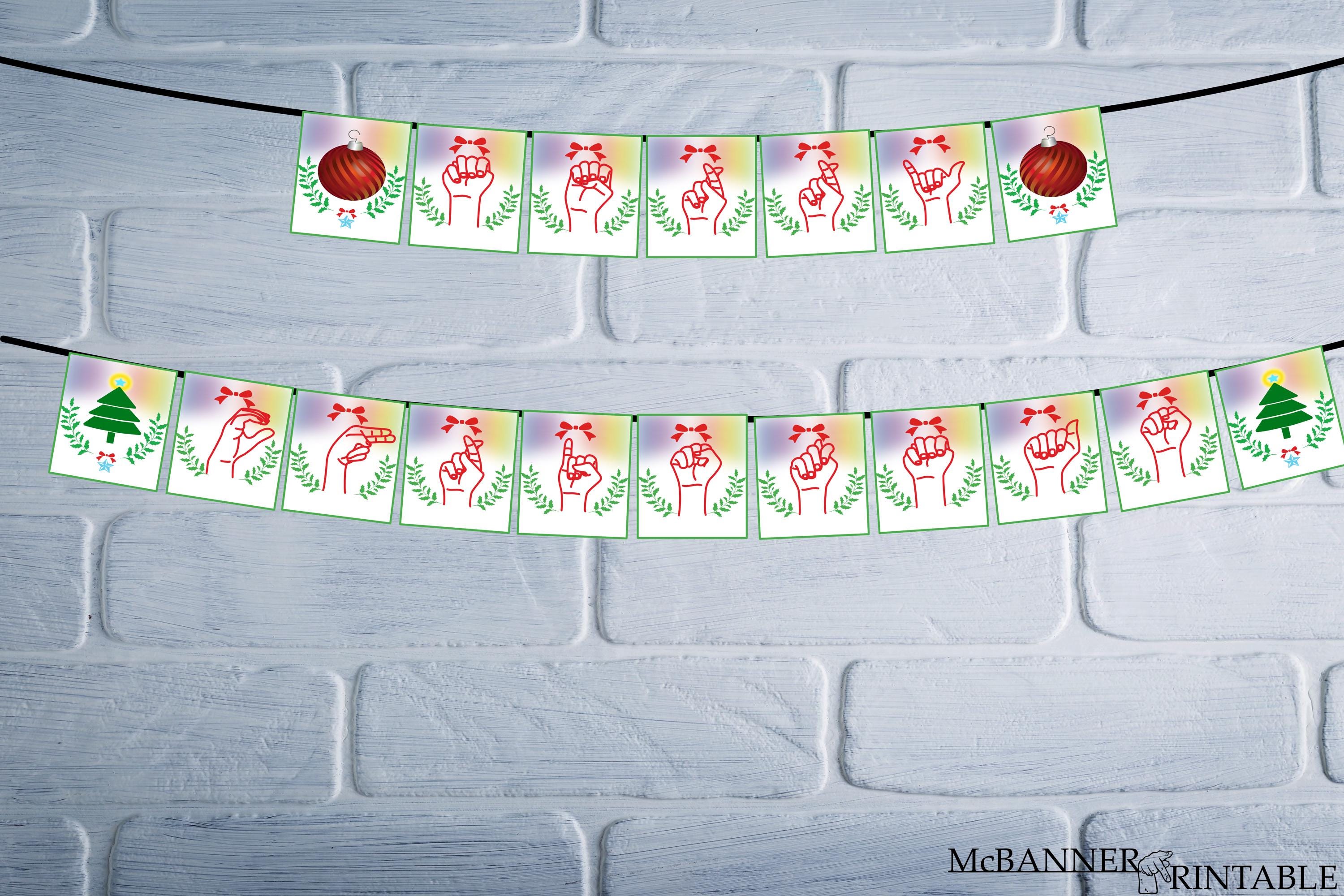 ASL Classroom Banners Bundle | Deaf Classroom Decor Printable ...