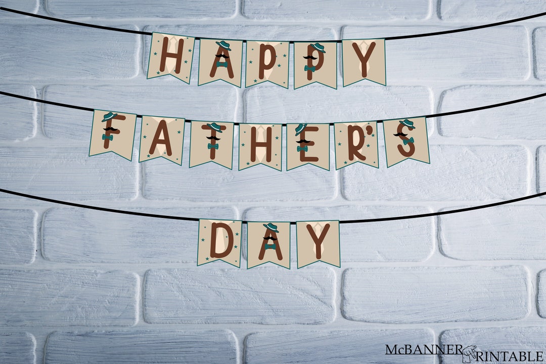 Happy Father's Day Printable | Father's Day Celebration | Fathers Day ...