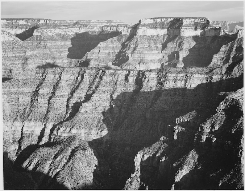 Ansel Adams - Grand Canyon From North Rim (arizona 1941) - Etsy