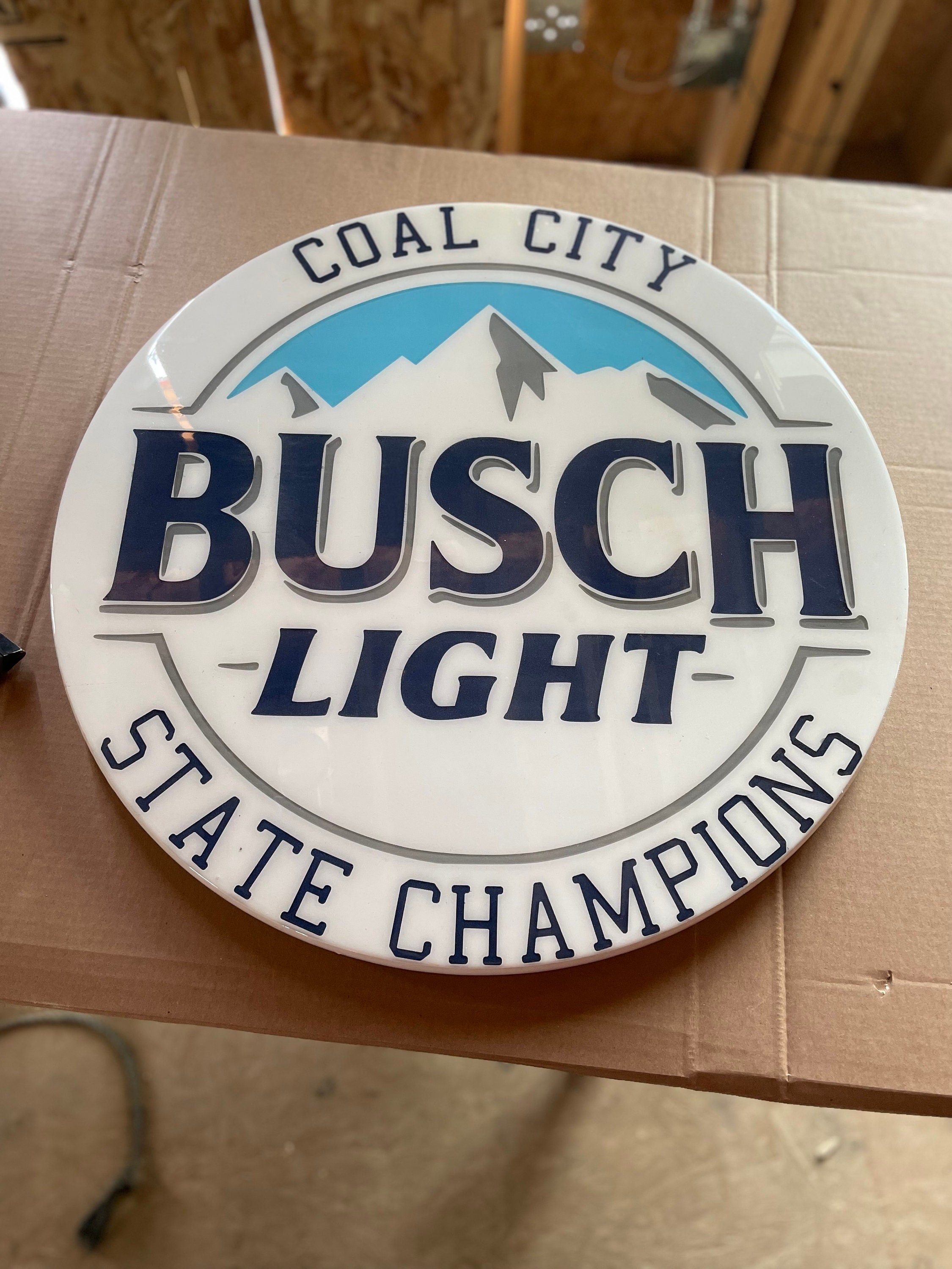 Busch Light Beer Sign - Etsy