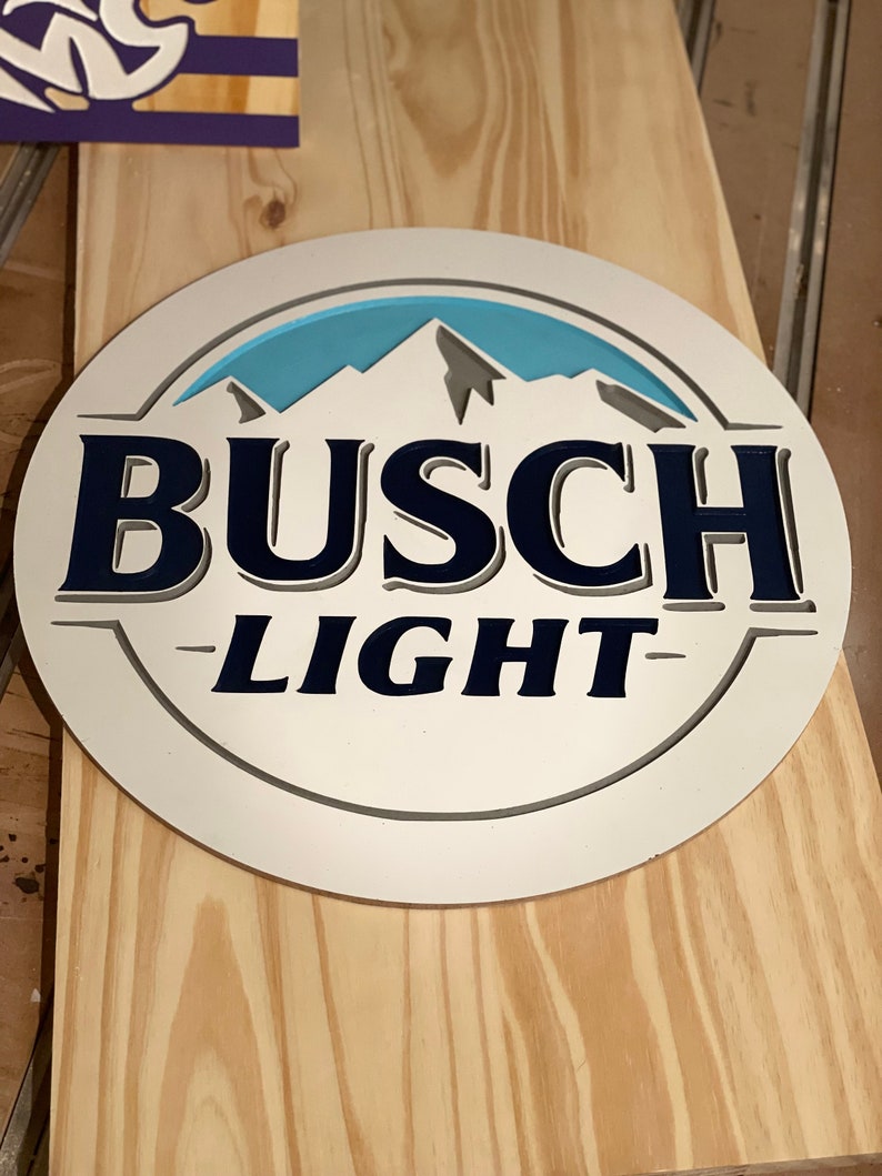 Busch Light Beer Sign - Etsy