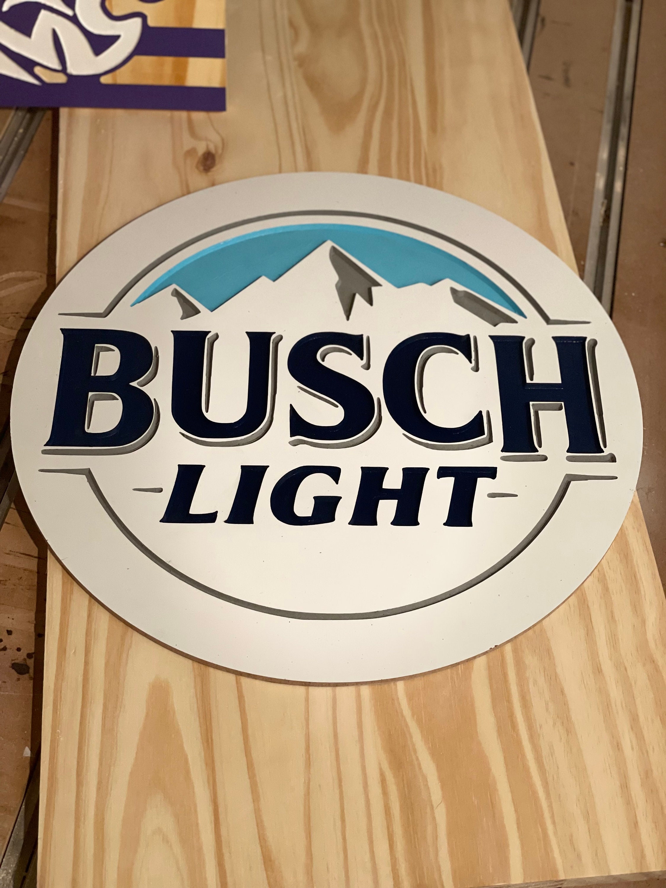 Busch Light Beer Sign - Etsy